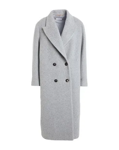 Peserico Wool Double-breasted Coat