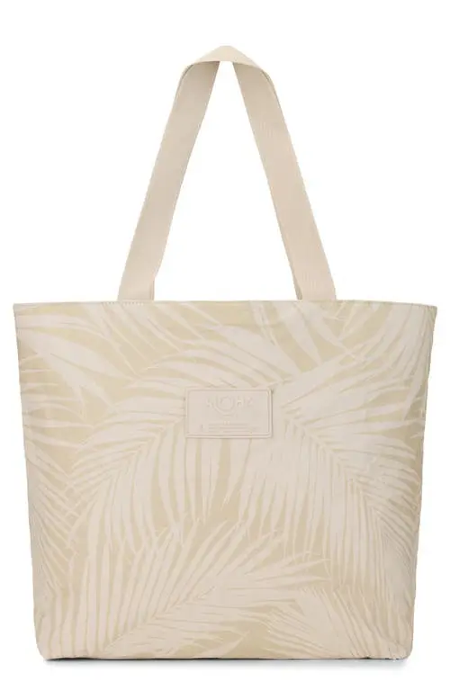 ALOHA COLLECTION Day Tripper Areca Tote - Latte/sandstone