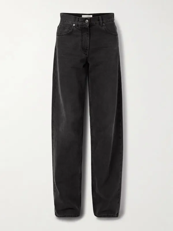 THE ROW Clair High-rise Wide-leg Jeans