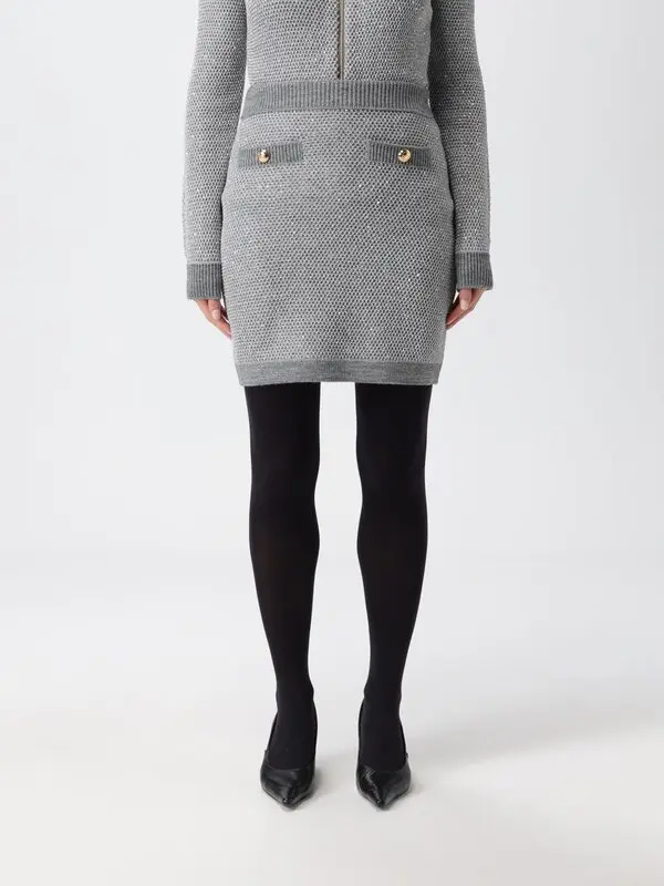 Elisabetta Franchi Pencil Skirt - Grey