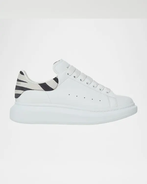 Alexander McQueen Zebra Backstay Low-top Sneakers