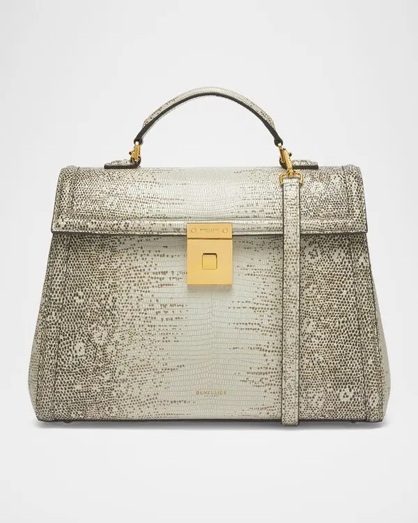 DEMELLIER The Paris Midi Leather Top-handle Bag