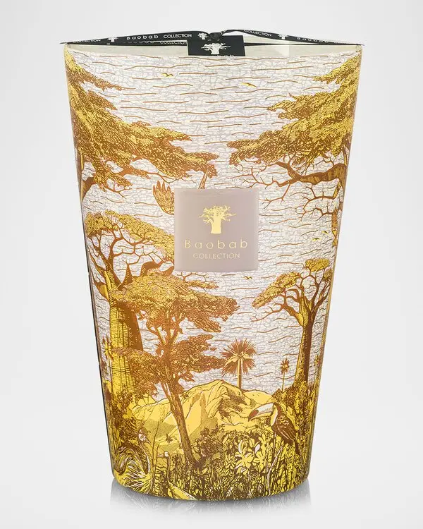 BAOBAB COLLECTION Sacred Trees Bounkani 7-wick Max 35 Candle, 10.35 Kg - Yellow