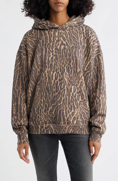 AFRM Cotton Blake Hoodie - Olive Leopard