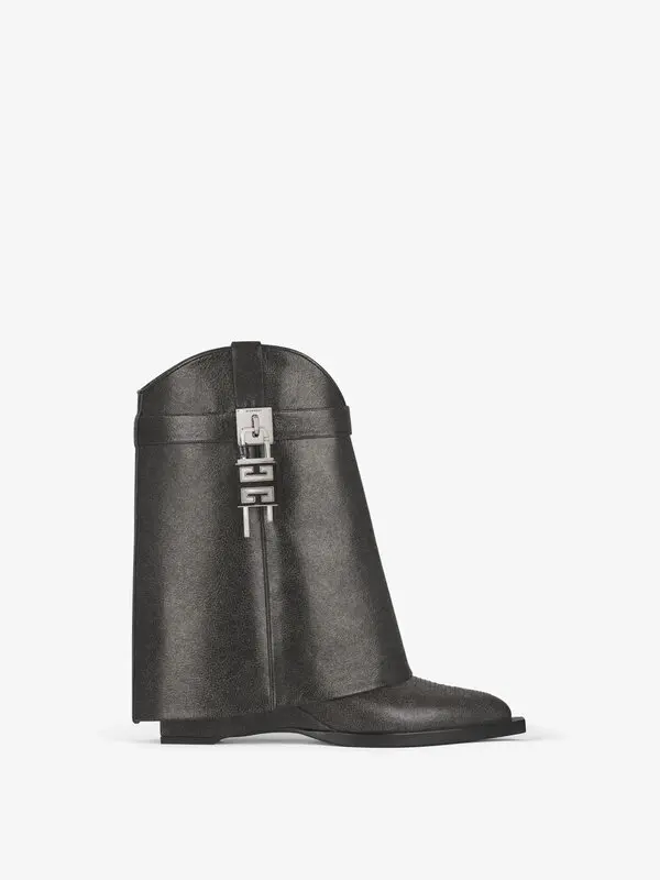 Givenchy Shark Lock Cowboy Ankle Boots