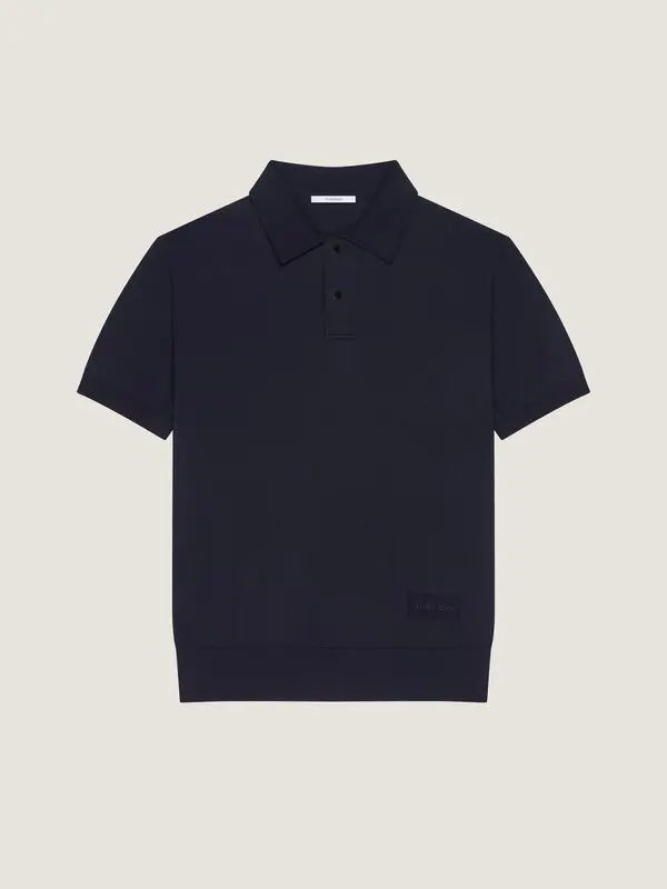 Givenchy Polo In Cotton Knit