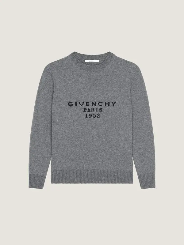Givenchy Paris 1952 Wool And Cashmere Sweater - Slate Blend