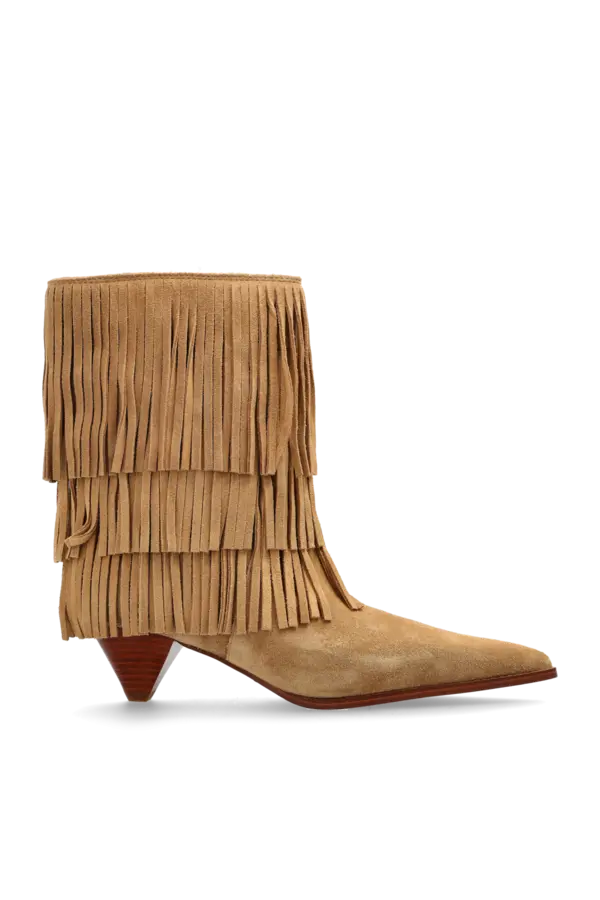 Michael Kors Jayla Suede Heeled Ankle Boots