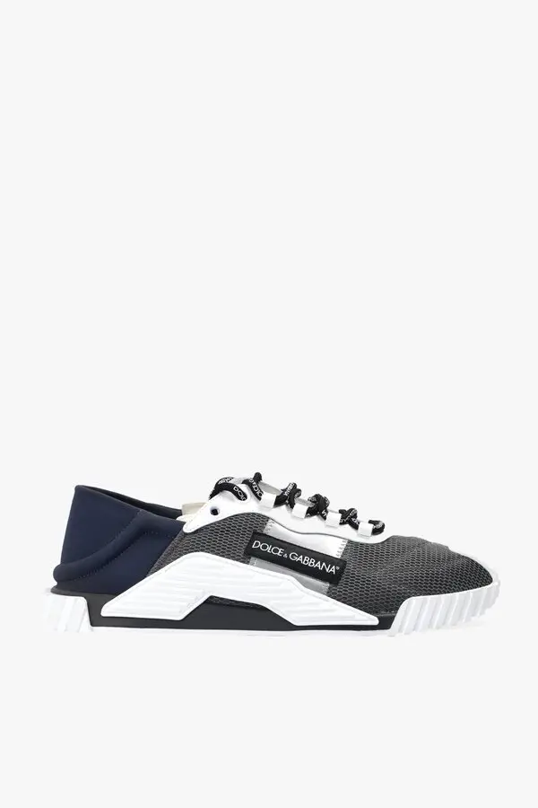 Dolce & Gabbana Logo-patched Sneakers - Grey