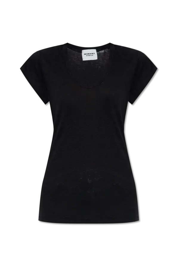 MARANT ETOILE Zankou Linen T-shirt