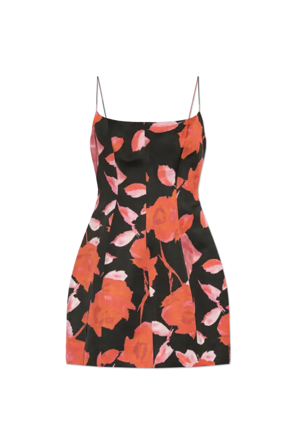 Blumarine Fitted Viscose Strappy Dress