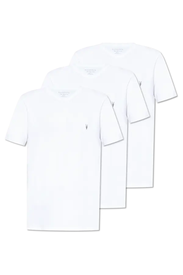 All Saints Three-pack T-shirts Brace - White