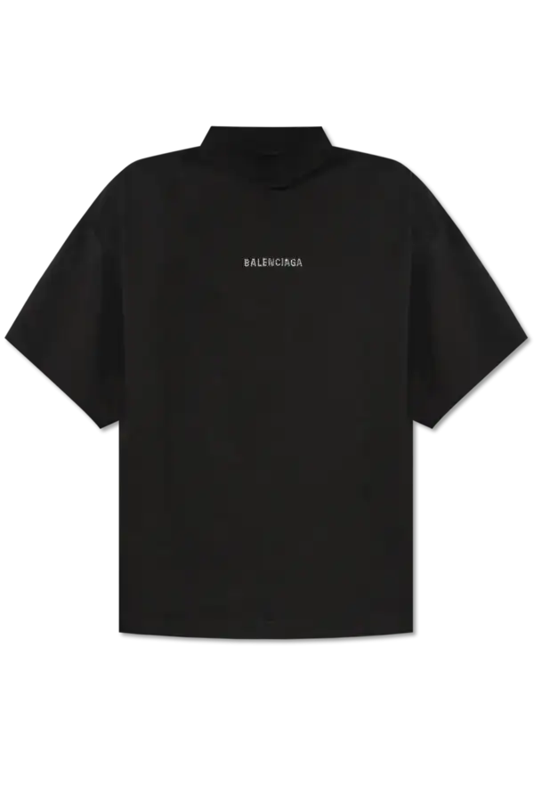 Balenciaga Logo T-Shirt - Black | Editorialist