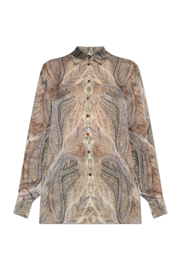 Zimmermann Paisley Silk Shirt - Multicolour