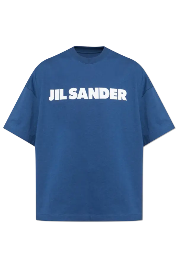 JIL SANDER T-shirt With Logo - Blue