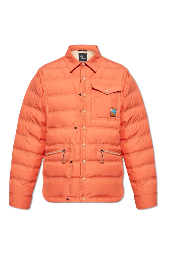Moncler Lavachey Quilted Down Jacket - Orange