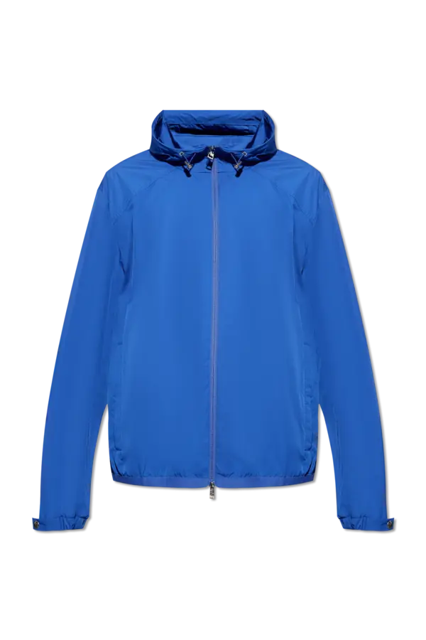 Moncler Clapier Hooded Rain Jacket - Blue
