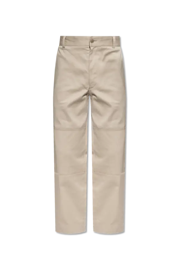 Moncler Wide Leg Pants With Logo