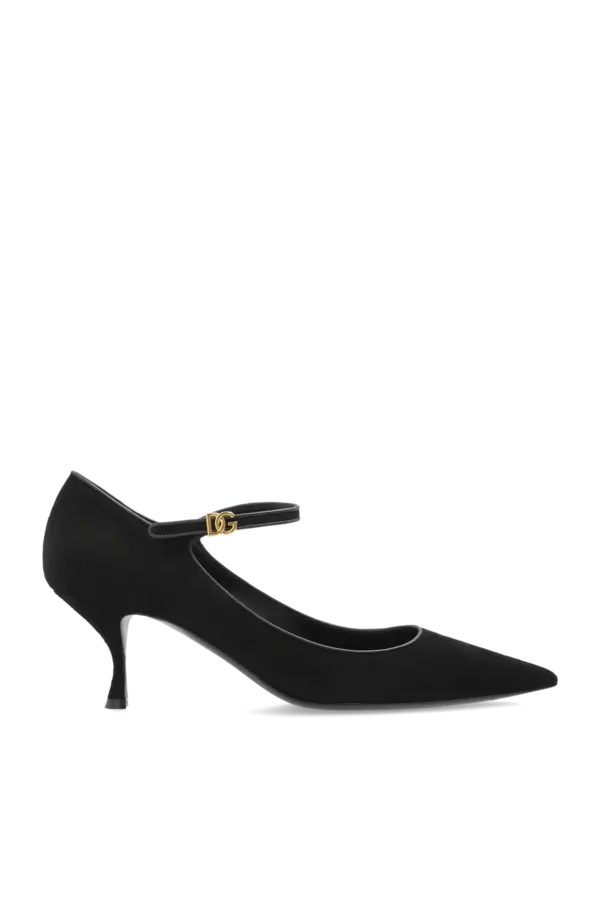 Dolce & Gabbana Suede Kitten Heel Pumps