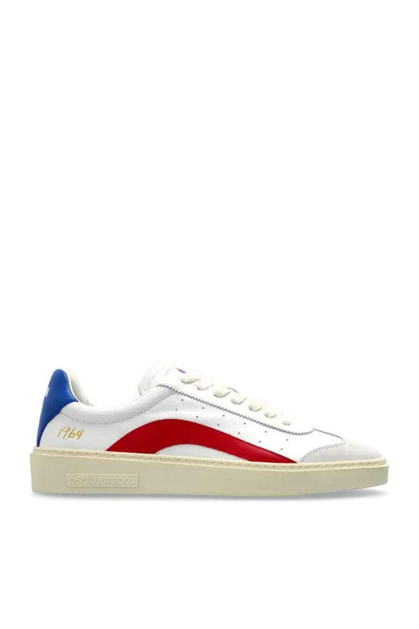 Dsquared2 Rider Leather Sneakers - White