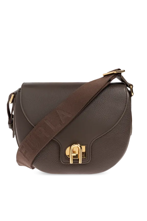 Furla Lotus Small Shoulder Bag - Brown