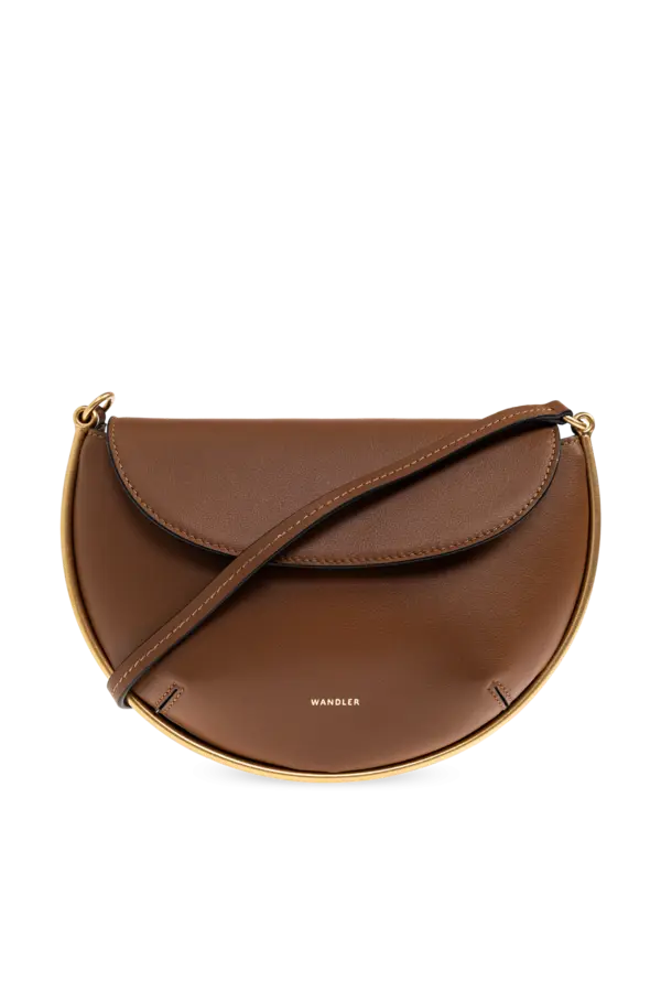 WANDLER Kate Mini Shoulder Bag - Brown