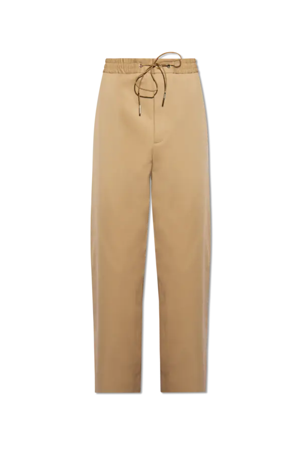 Moncler Cotton Trousers - Beige