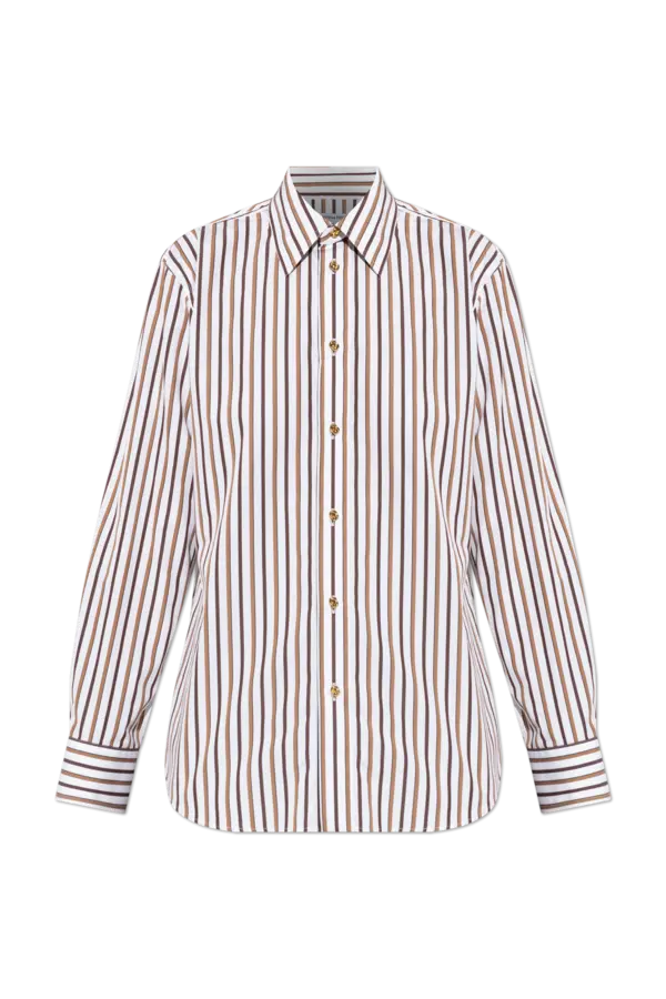 Bottega Veneta Striped Pattern Shirt