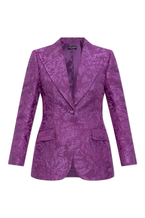Dolce & Gabbana Floral Jacquard Blazer