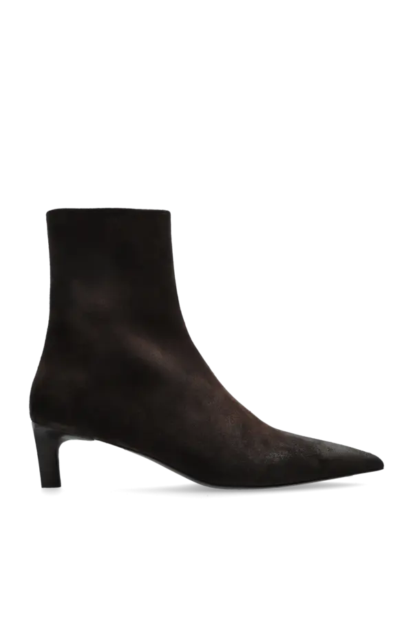 Marsèll Suede Heeled Ankle Boots