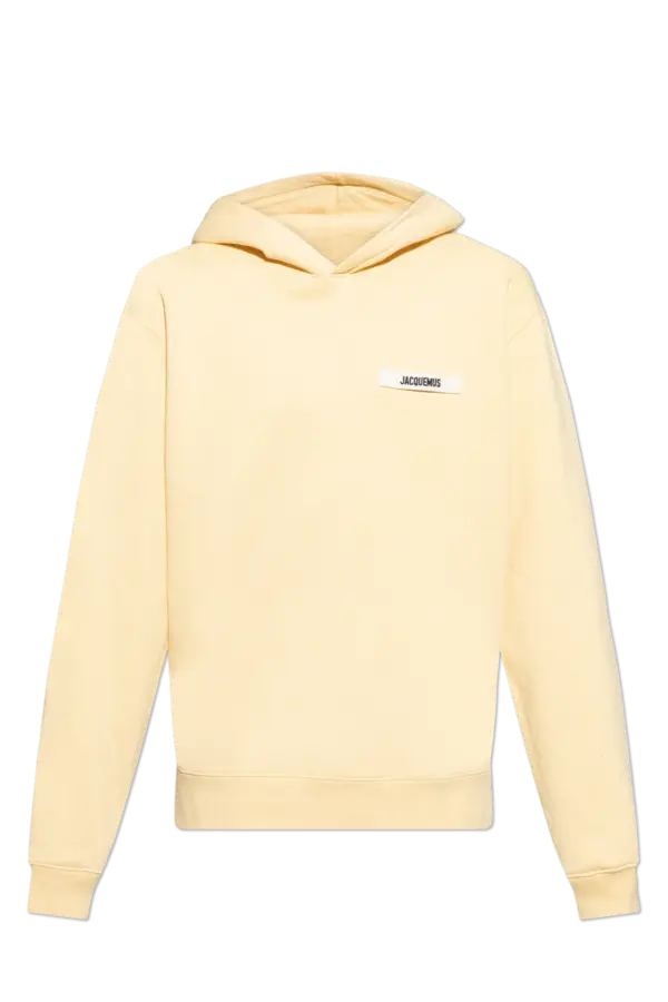 Jacquemus Logo Hoodie - Yellow