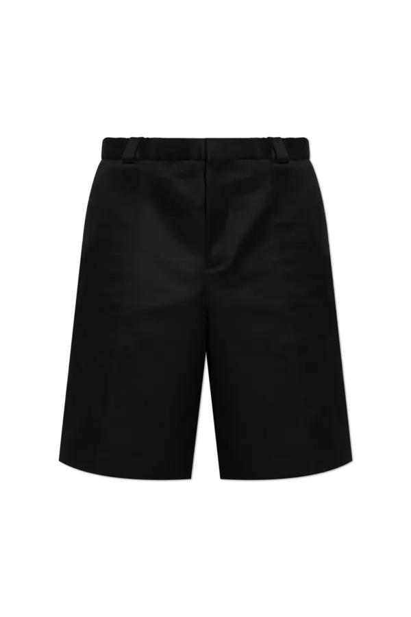 JIL SANDER Cotton Shorts - Black
