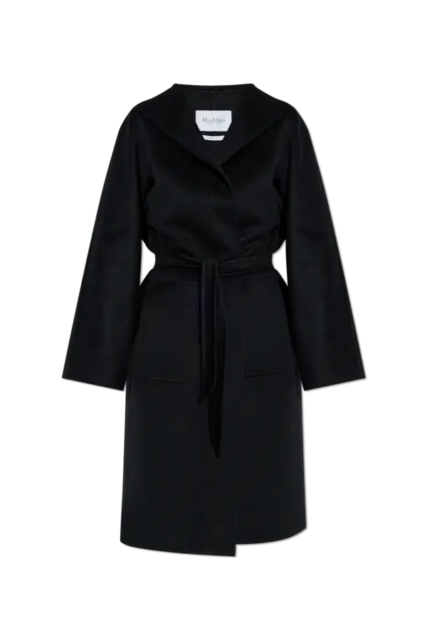 Max Mara Lilia Cashmere Coat - Black