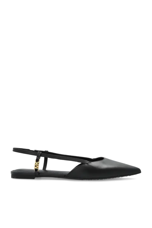 Michael Kors Veronica Leather Ballet Flats