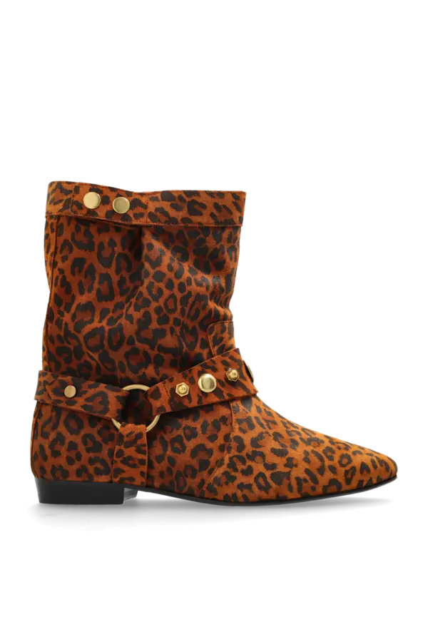 Isabel Marant Stania Suede Ankle Boots