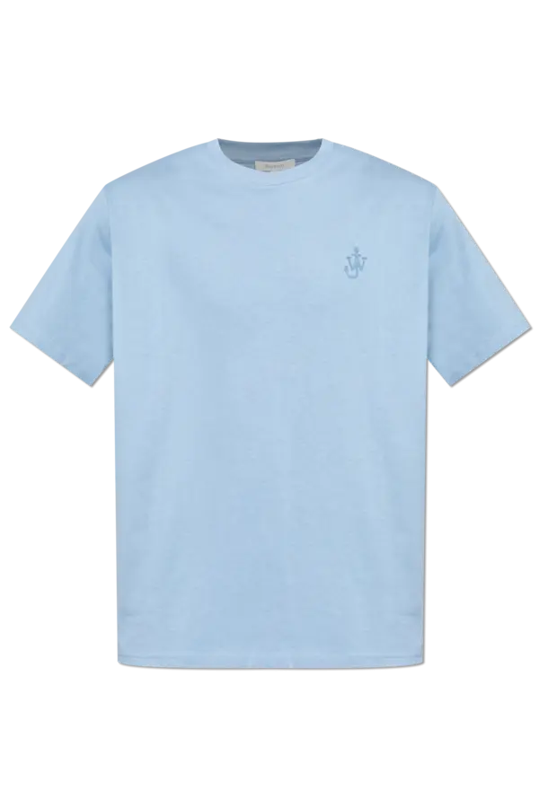 JW Anderson T-shirt With Logo - Light Blue