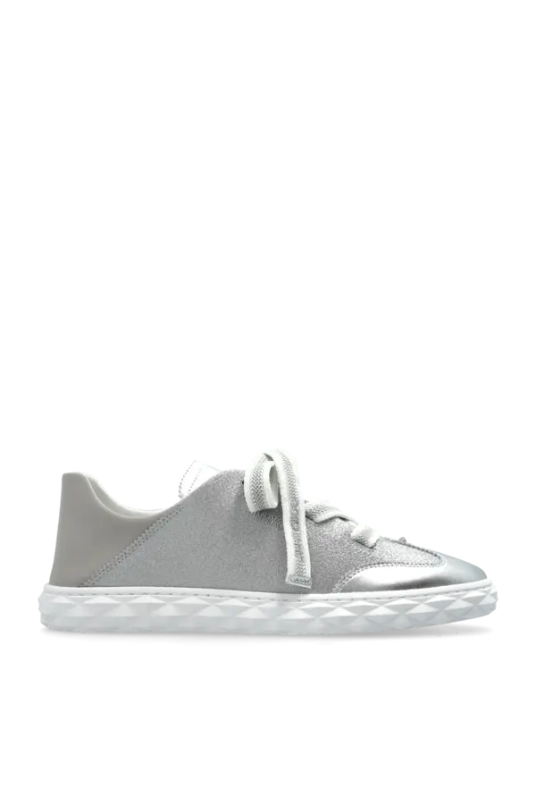 JIMMY CHOO Diamond Leather Sneakers