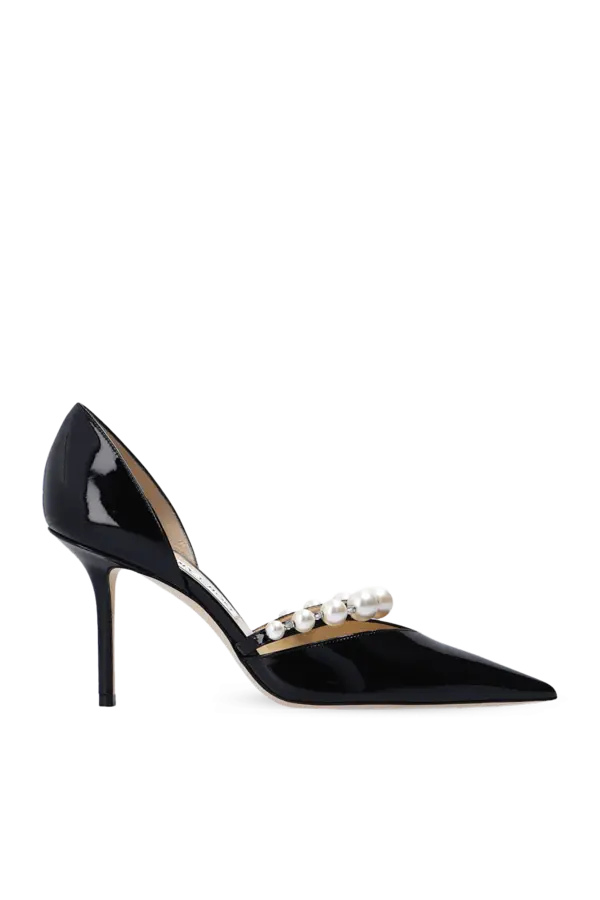 JIMMY CHOO Aurelie Patent Leather Stiletto Pumps