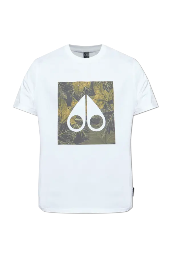 Moose Knuckles T-shirt With Printed Logo - White