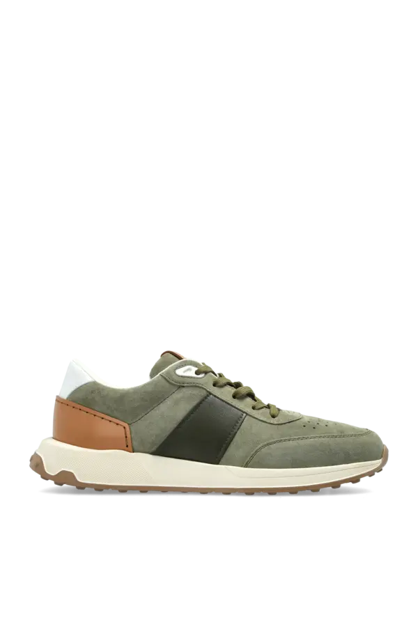 TOD’S Suede Sneakers With Logo Patch