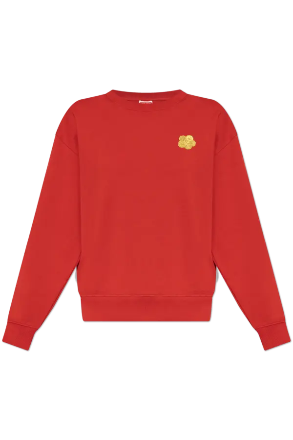 Kenzo Sweatshirt With Embroidered Logo - Red