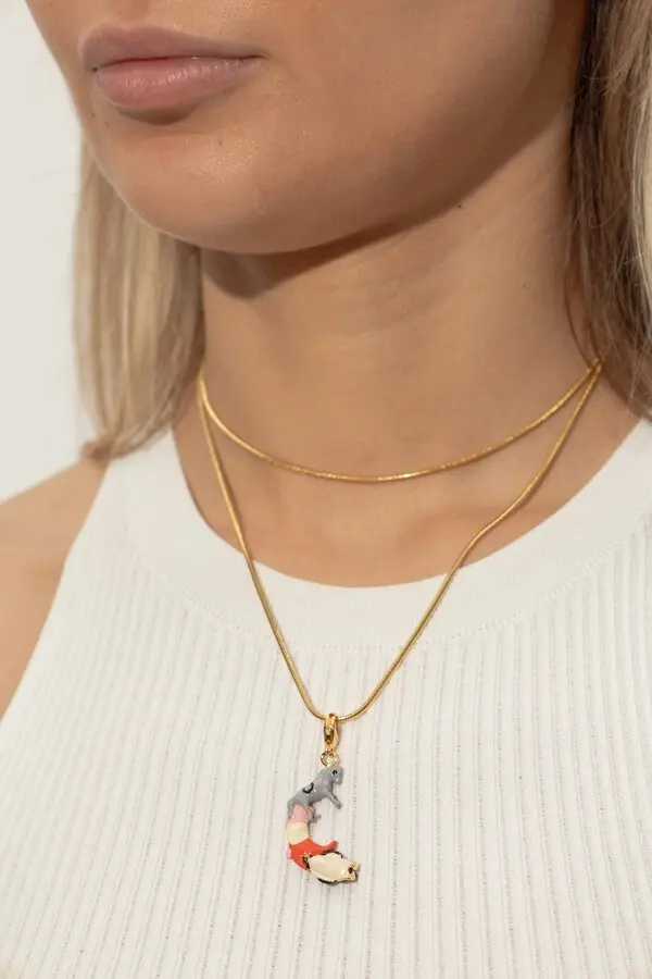 Marni Initial Pendant - Multicolour
