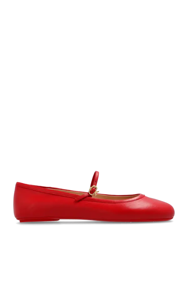 GIANVITO ROSSI Carla Ballet Flats - Red
