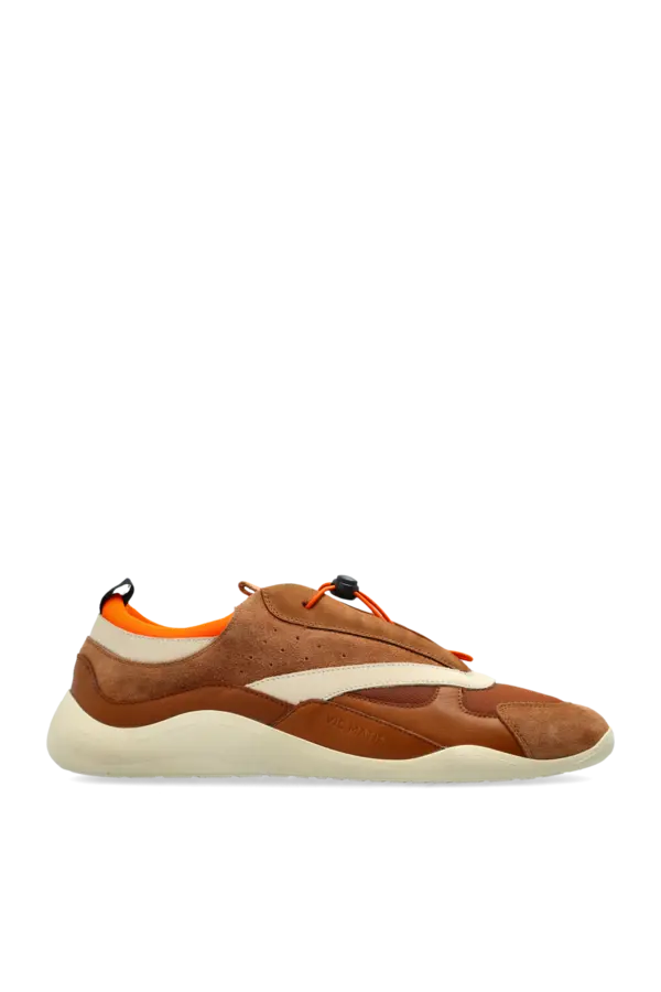 VIC MATIE Sens Leather And Suede Low-top Sneakers