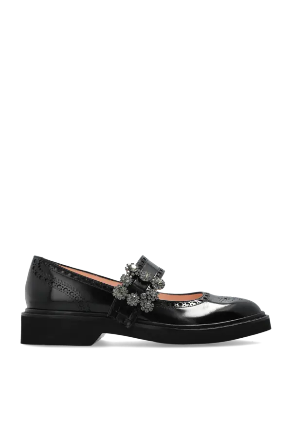 ROGER VIVIER Viv' Rangers Leather Boots