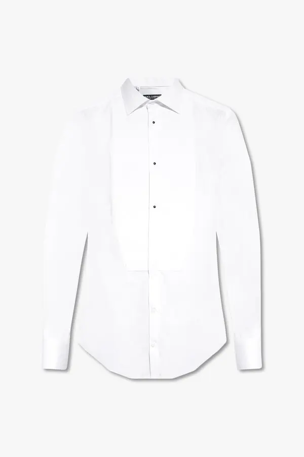 Dolce & Gabbana Tuxedo Shirt - White