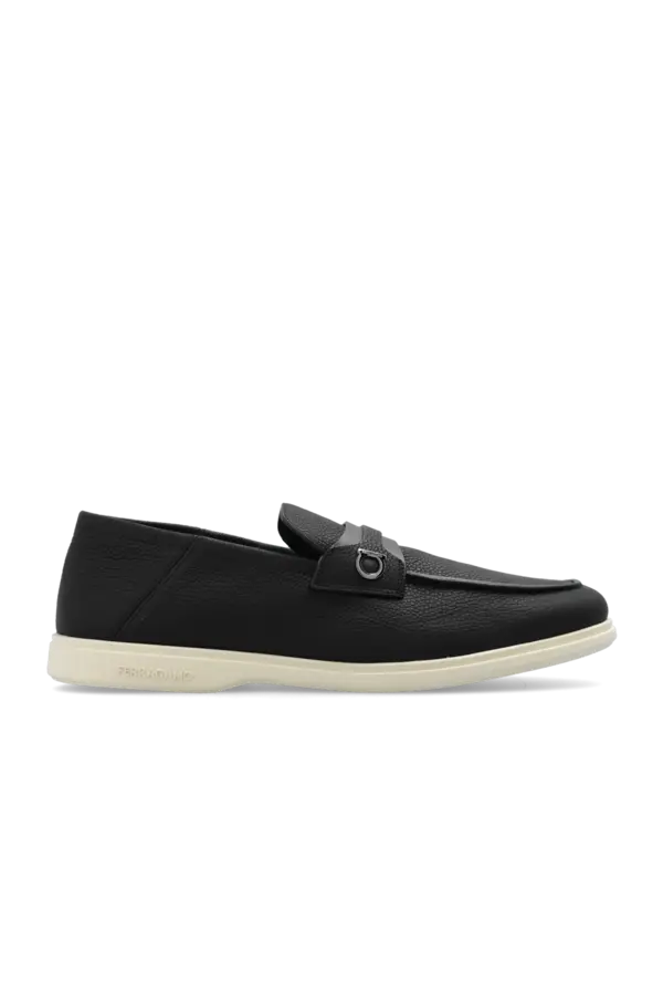 FERRAGAMO Drame Loafers - Black