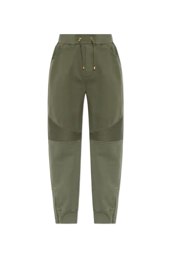 Balmain Trousers With Appliqué Detail
