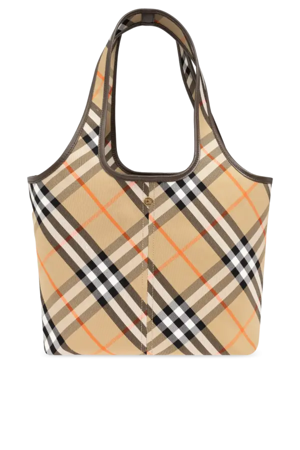 Burberry Cotton Tote Bag - Beige