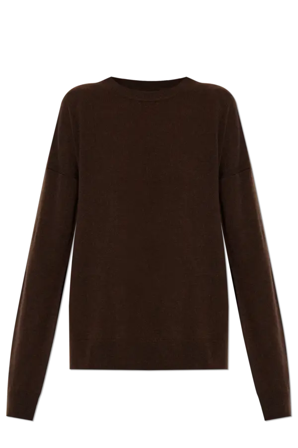 Zadig&Voltaire Mora Cashmere Sweater With Leather Elbow Patches